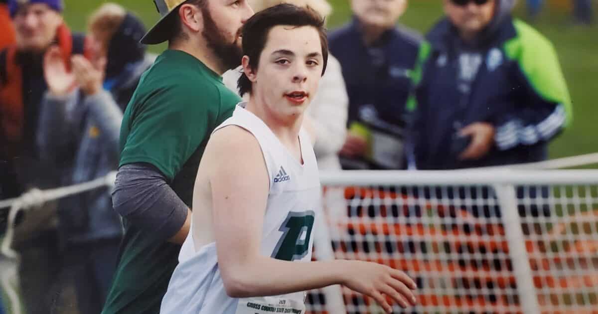 Connor Boman excels in running, works hard and makes others feel ...