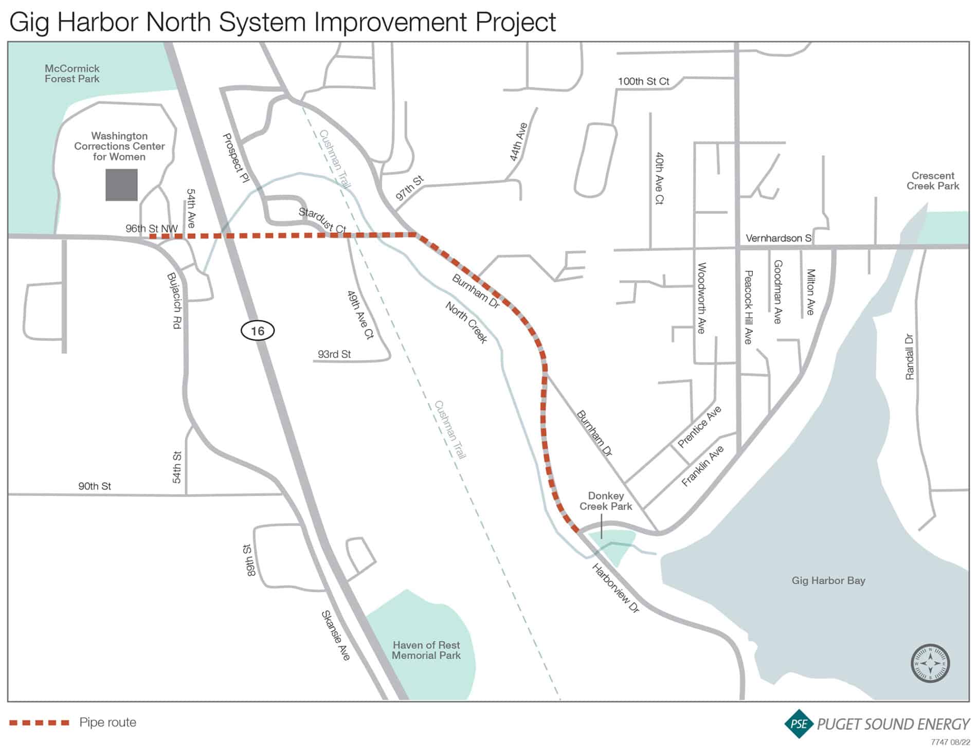 Natural gas line project to create traffic delays, noise - Gig Harbor ...