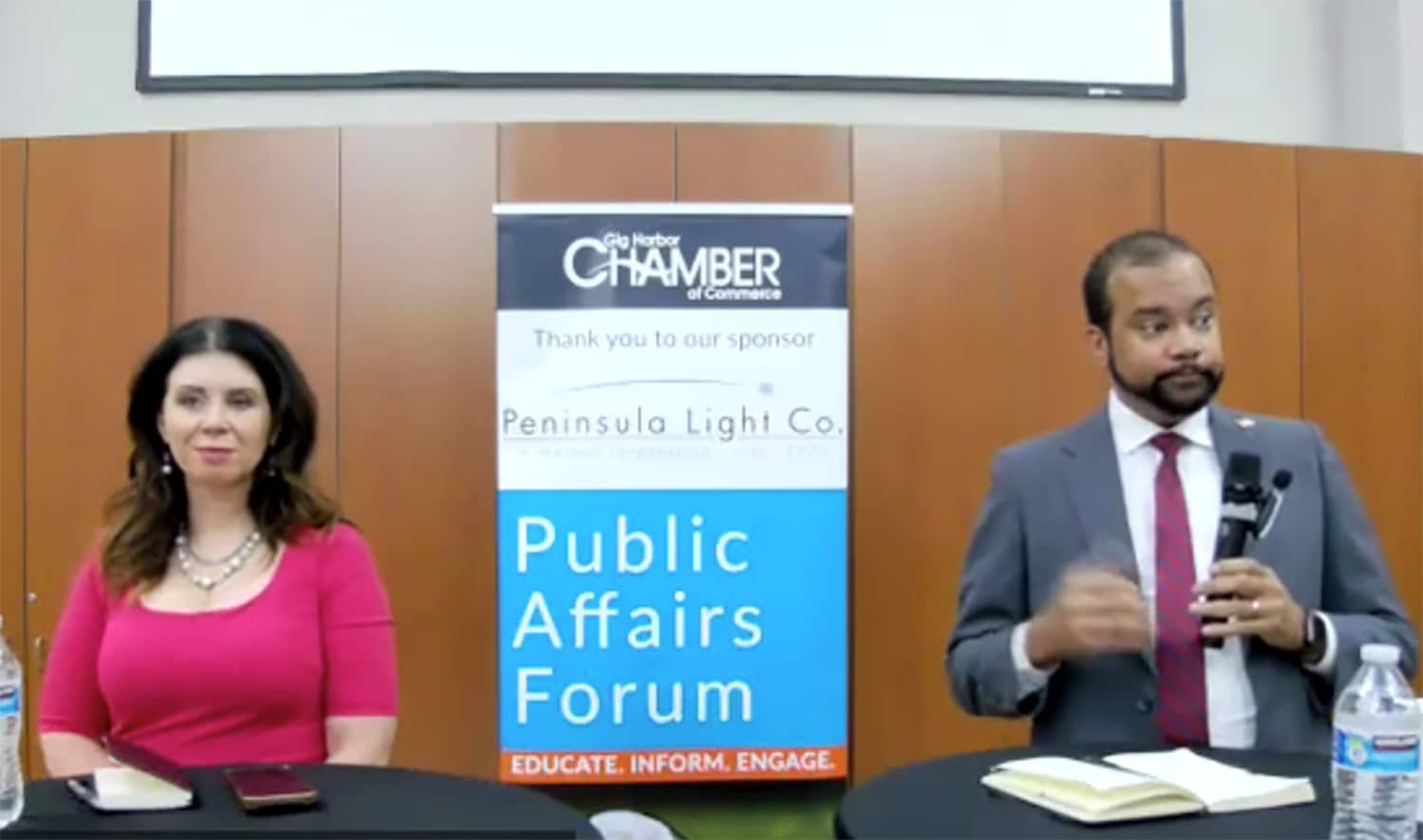 Candidates Caldier and Macklin discuss education, health care and ...