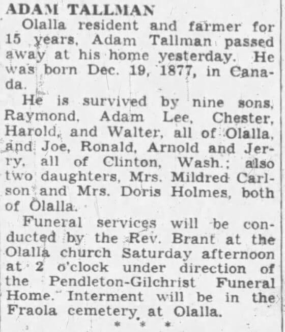 The man behind Adam Tallman Nature Park - Gig Harbor Now | A hyperlocal ...