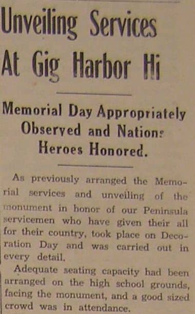 14 names to remember this Memorial Day - Gig Harbor Now | A hyperlocal ...