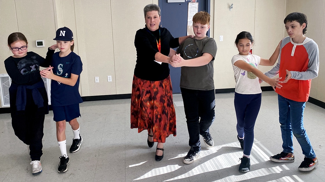 Elementary students get ready to rhumba with ballroom dance lessons ...