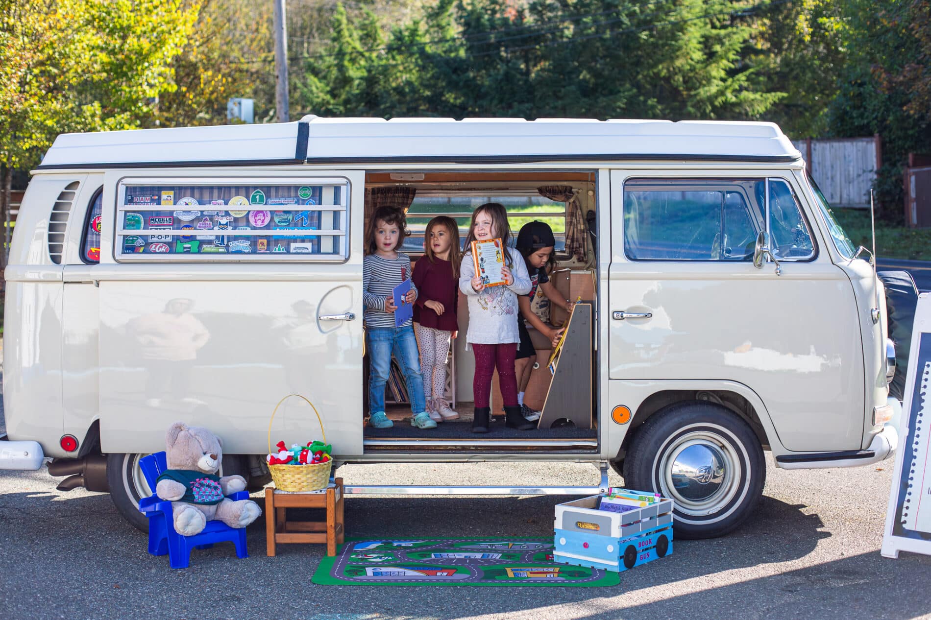 Books in a Bus a perfect pairing of owner's love of reading and ...