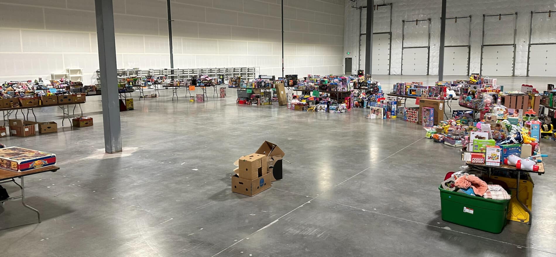 FISH holiday toy drive operating in new warehouse but filling the same ...
