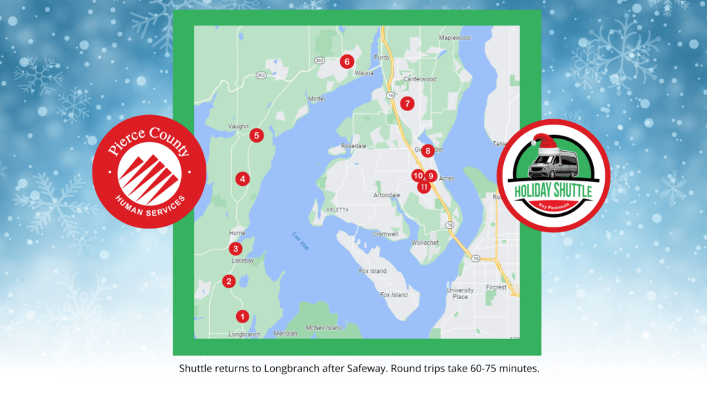 Pierce County offers holiday shuttle connecting Key Peninsula, Gig ...