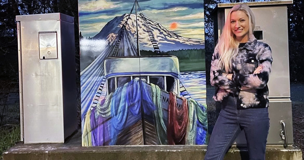 Pierce County program brings art to local intersections - Gig Harbor ...
