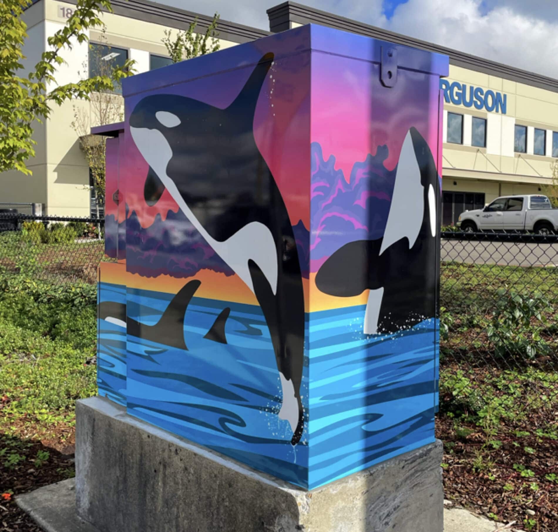 Pierce County program brings art to local intersections - Gig Harbor ...