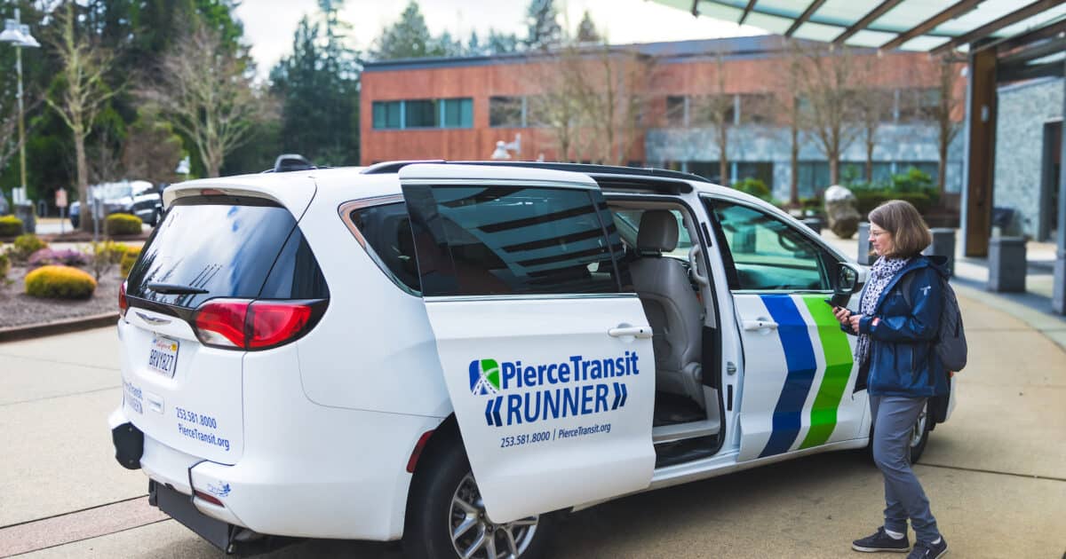 Pierce Transit debuts door-to-door, on-demand van service - Gig Harbor ...
