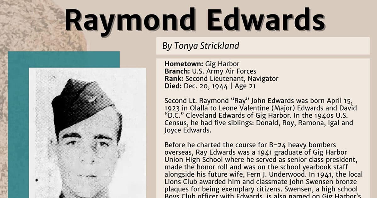 14 Names to Remember | Raymond Edwards - Gig Harbor Now | A hyperlocal ...