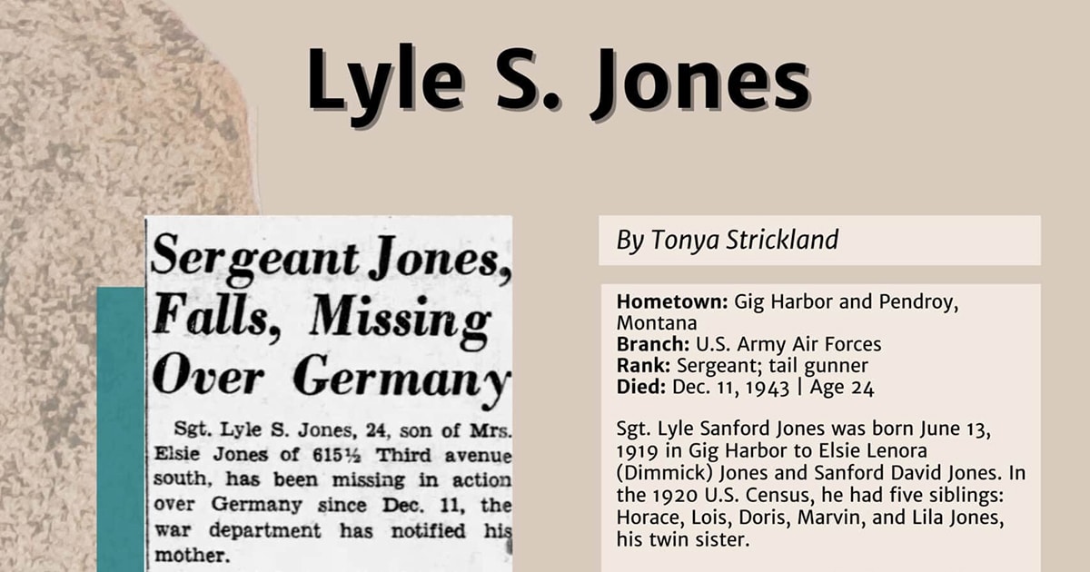 14 Names to Remember | Lyle S. Jones - Gig Harbor Now | A hyperlocal ...