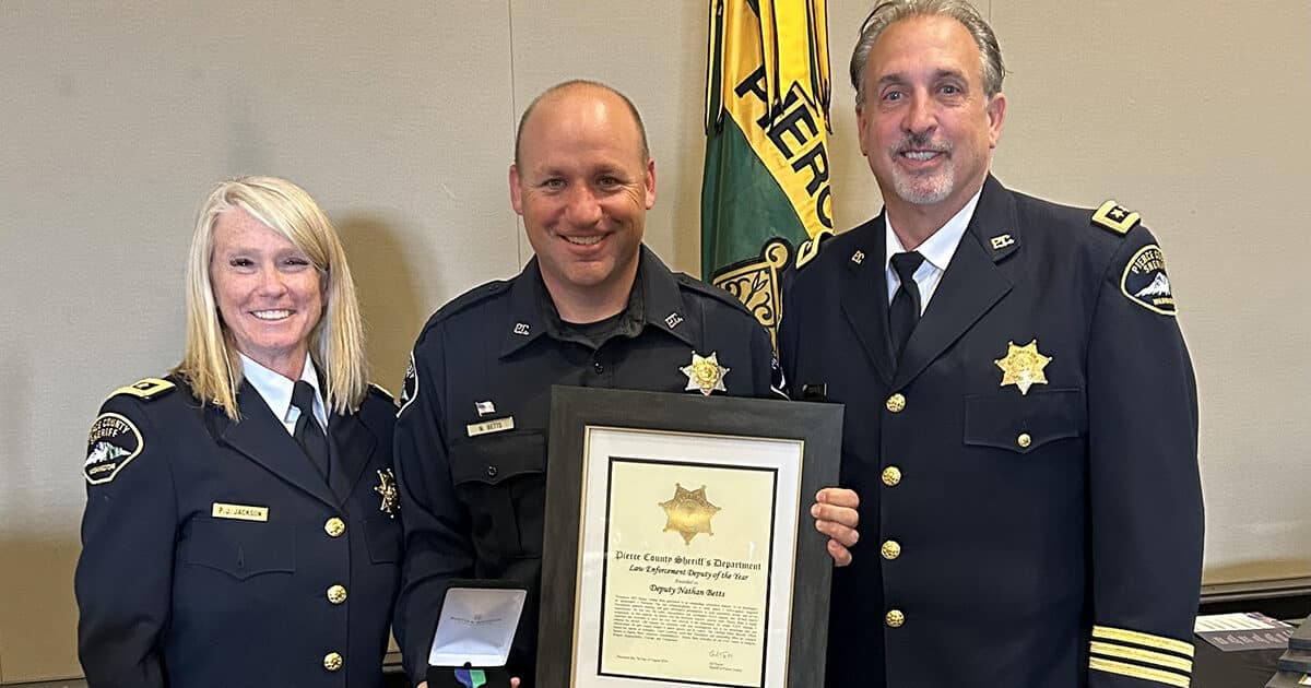 Communication is key for Pierce County Deputy of the Year Nathan Betts ...