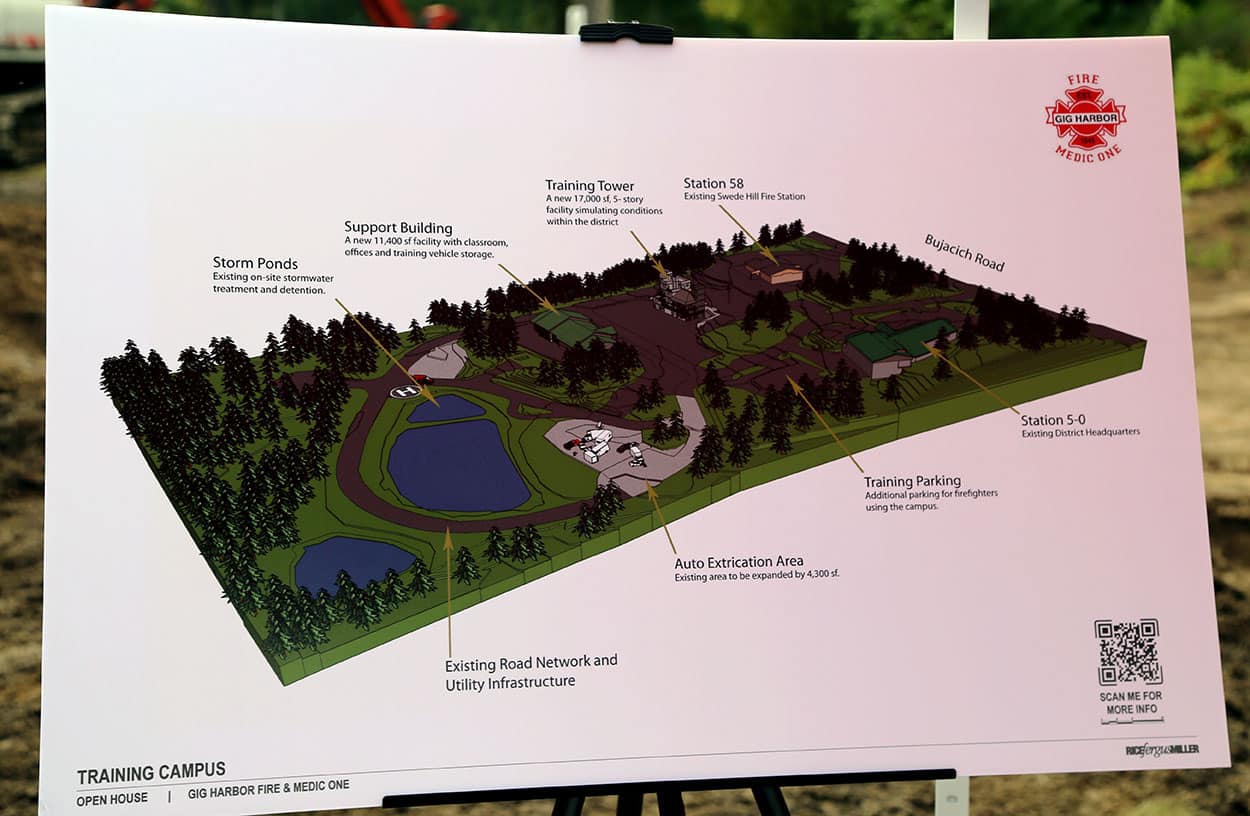 Work begins on Gig Harbor Fire's training center as Fox Island ...
