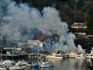 Fire damages two boats at downtown dock - Gig Harbor Now | A hyperlocal ...