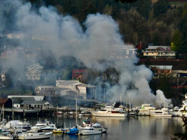 Fire damages two boats at downtown dock - Gig Harbor Now | A hyperlocal ...