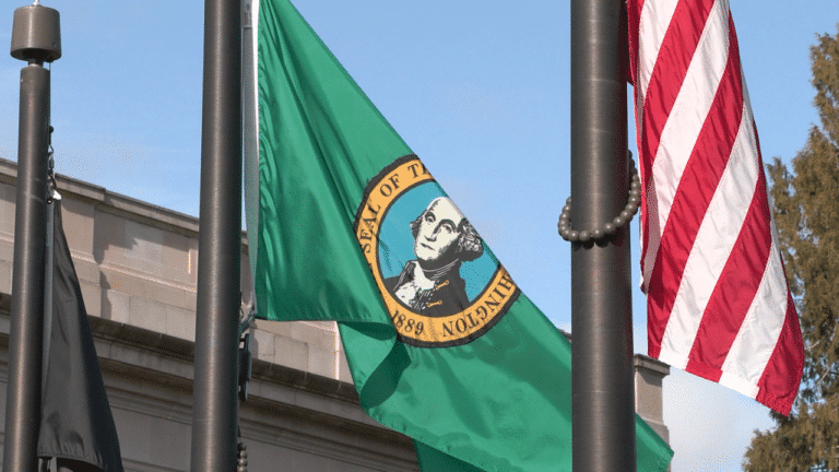 Legislation proposes a redesign of Washington's state flag - Gig Harbor ...
