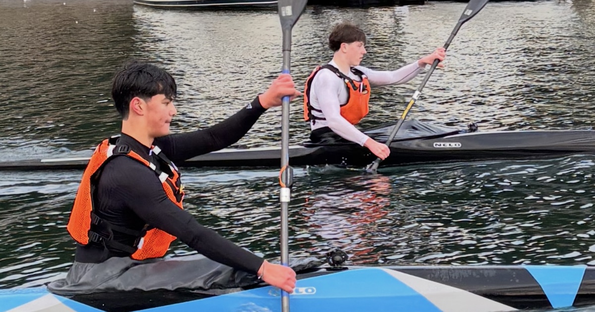 On the water with some of the nation's best canoe and kayak racers ...