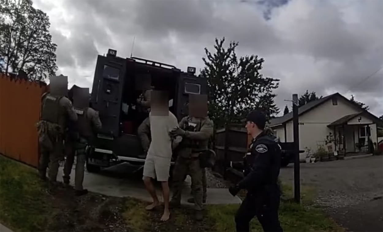 Phone and ballistics evidence linked suspect to home where his father ...