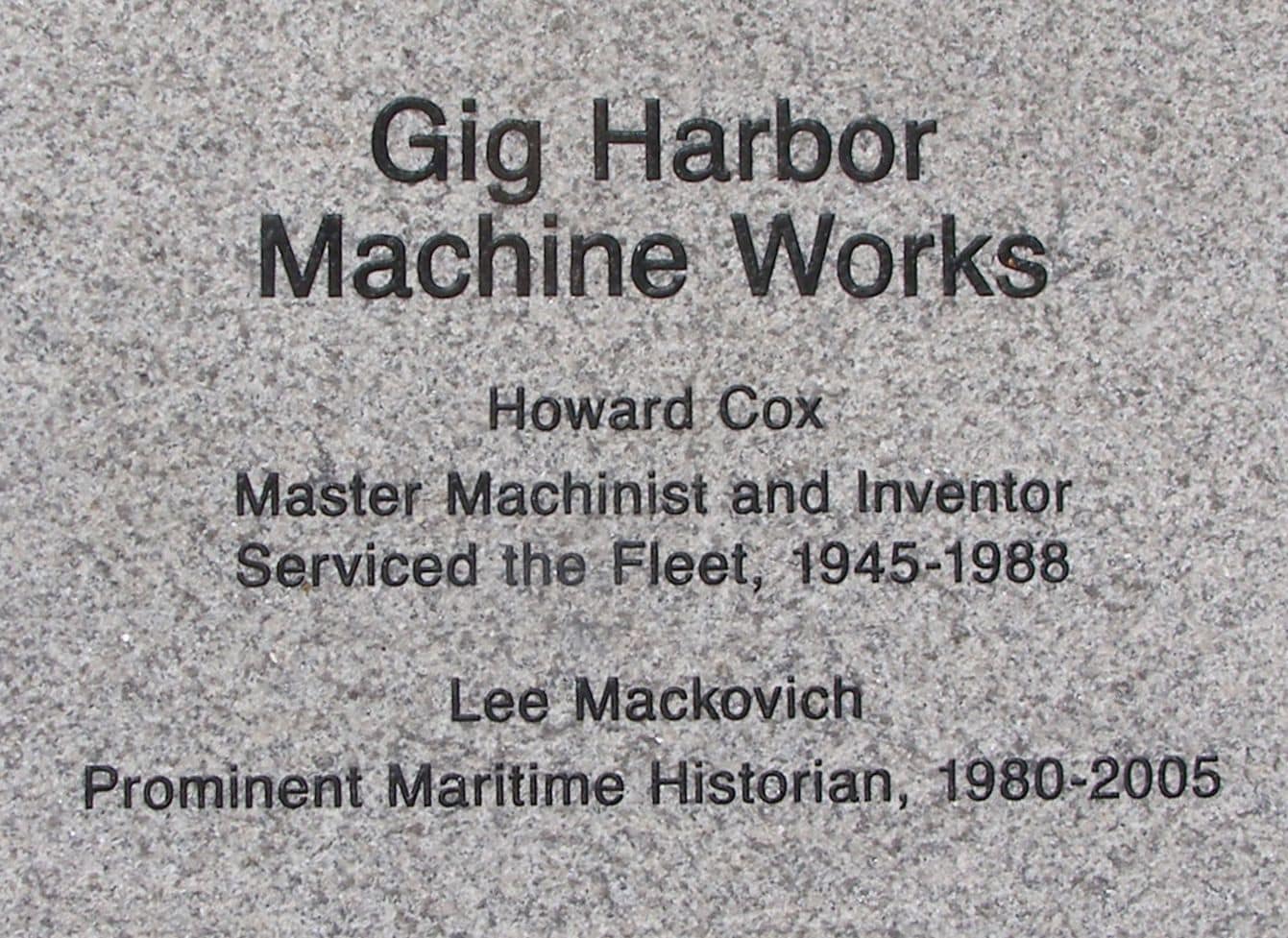 Gig Harbor Now and Then | The lost machinist - Gig Harbor Now | A ...