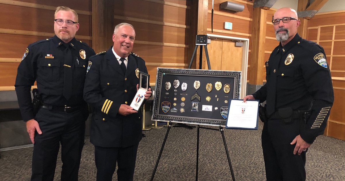 City honors retired police chief Busey - Gig Harbor Now | A hyperlocal ...