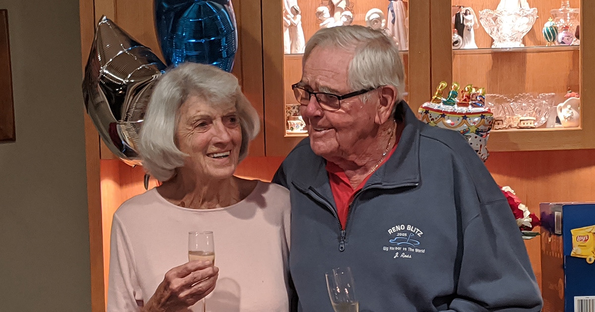 John and Marilyn Ross lived together, left together and will rest ...