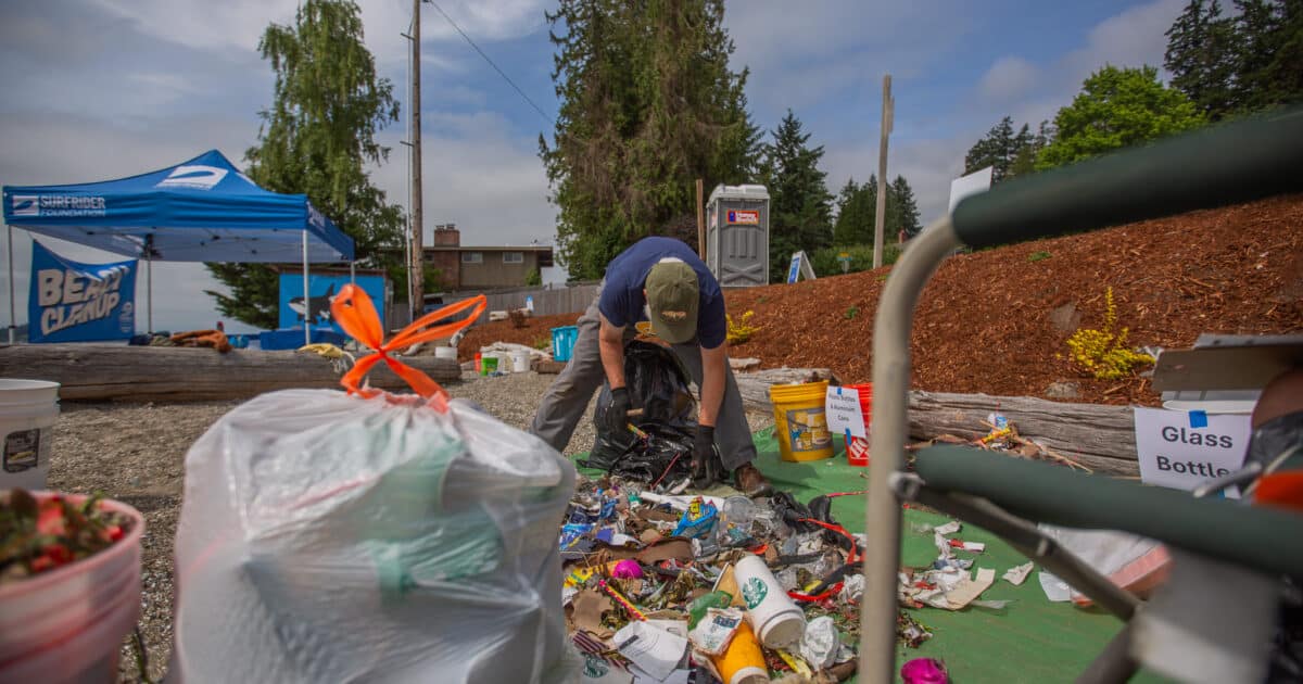 Volunteers clean up post-Fourth of July trash on Purdy Spit - Gig ...