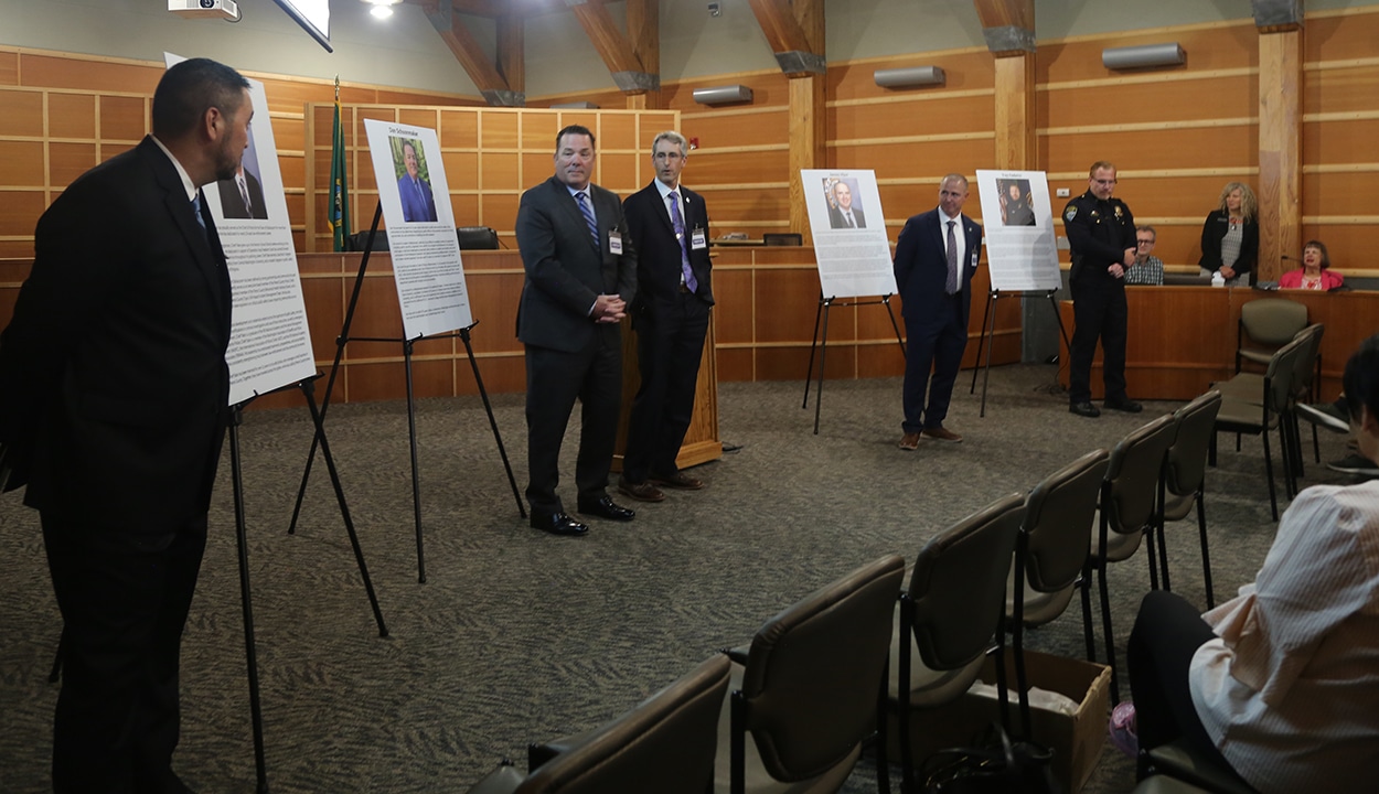 City introduces four finalists for police chief post - Gig Harbor Now ...