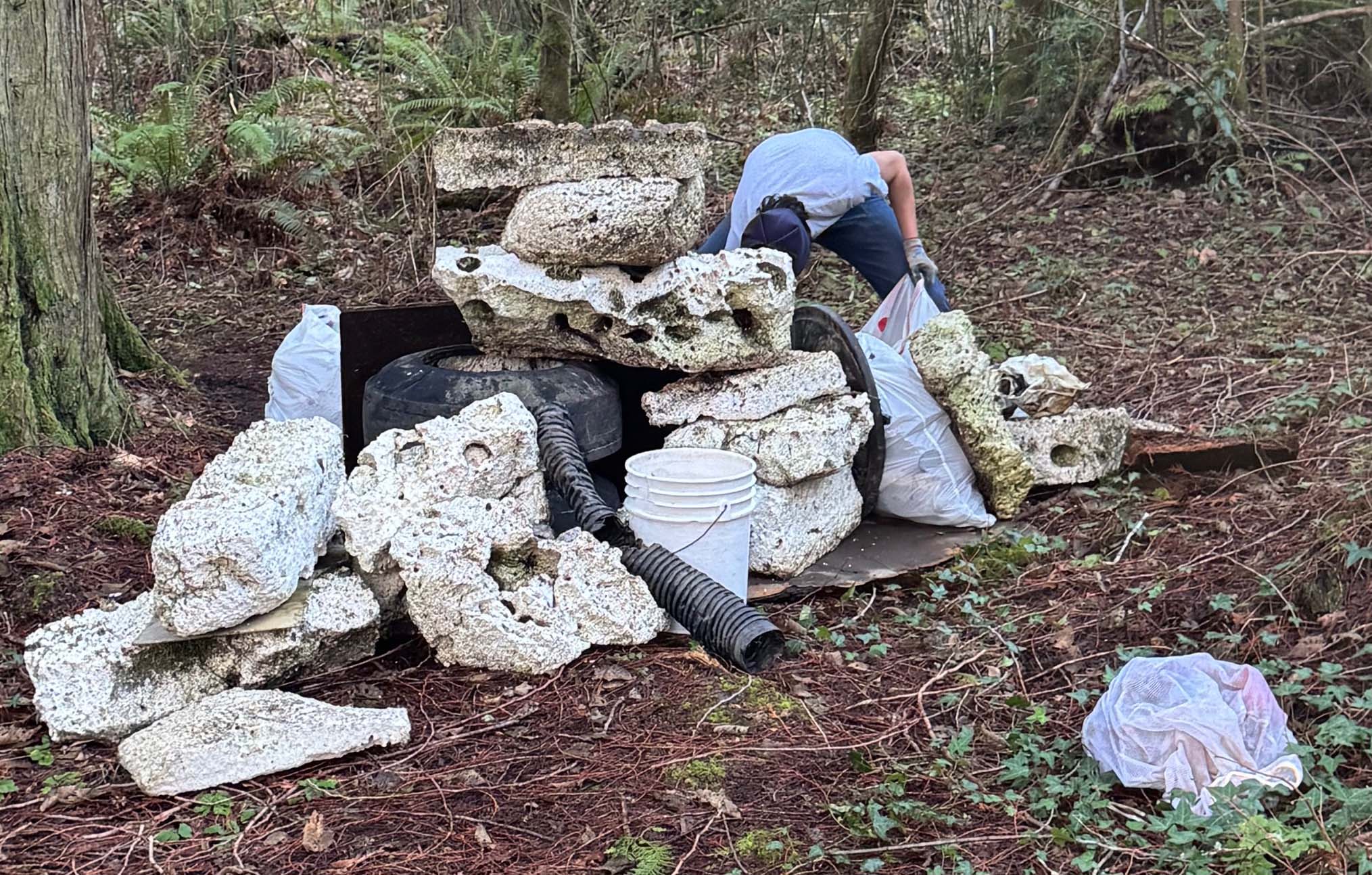 Burley Lagoon clean-up pulls 460 pounds of tires, plastic and more out ...