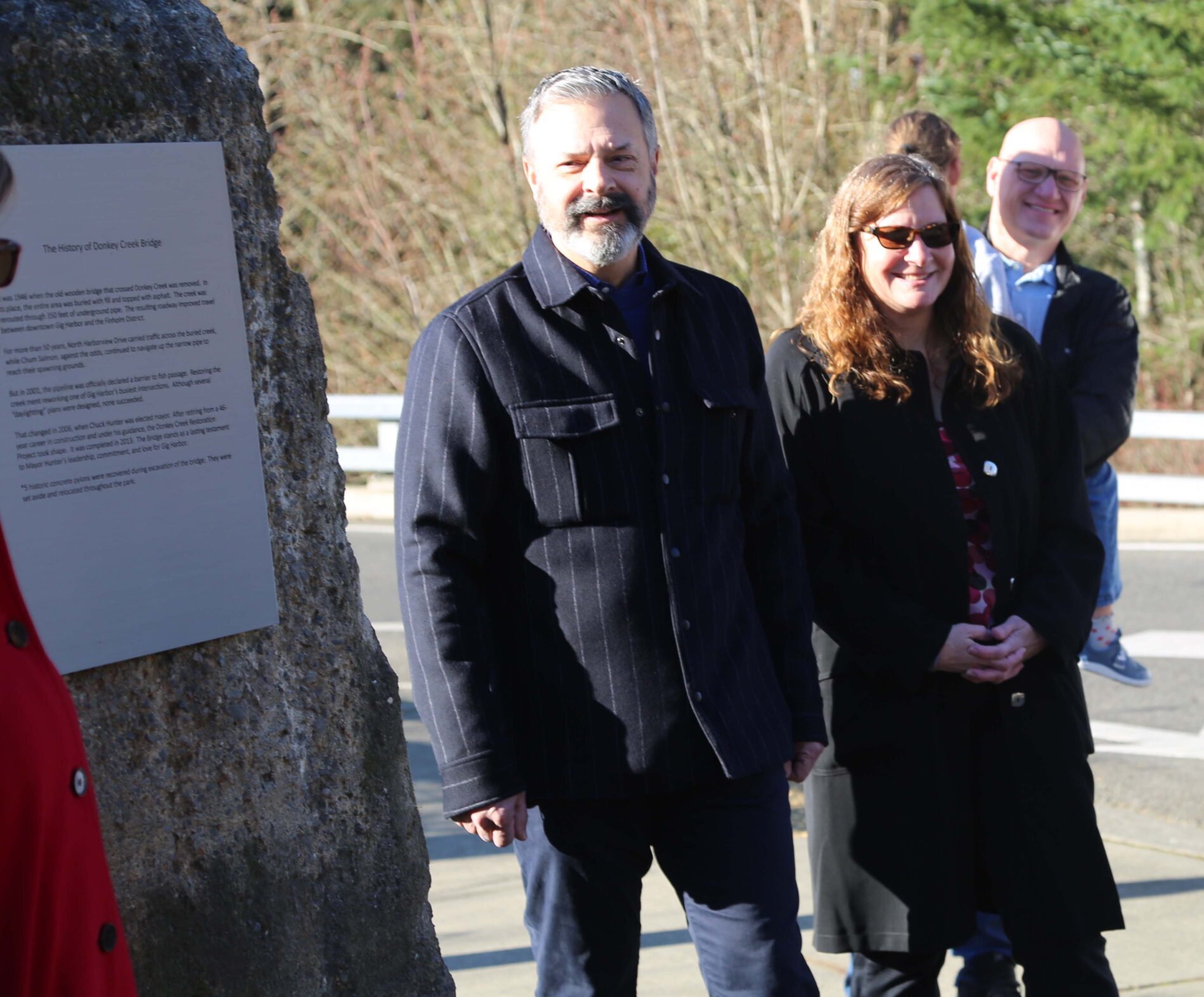 Plaque honors former mayor Chuck Hunter for work on Donkey Creek ...